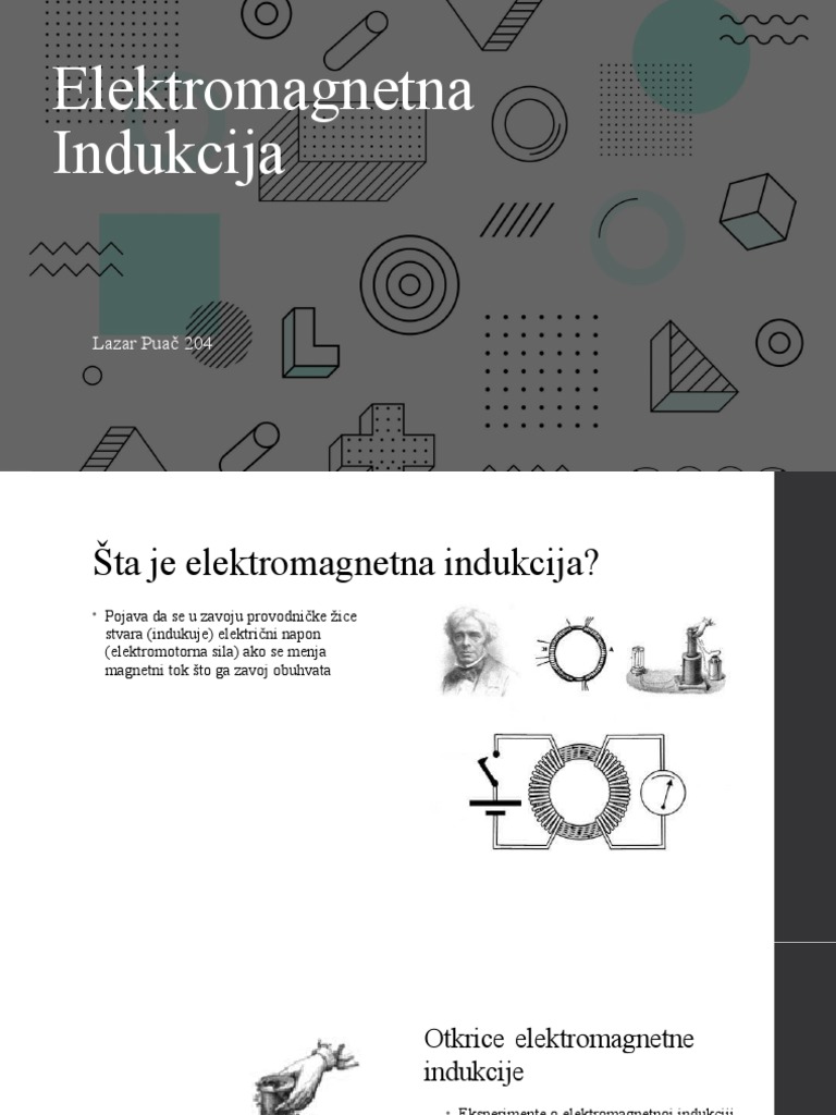 Elektromagnetna Indukcija | PDF