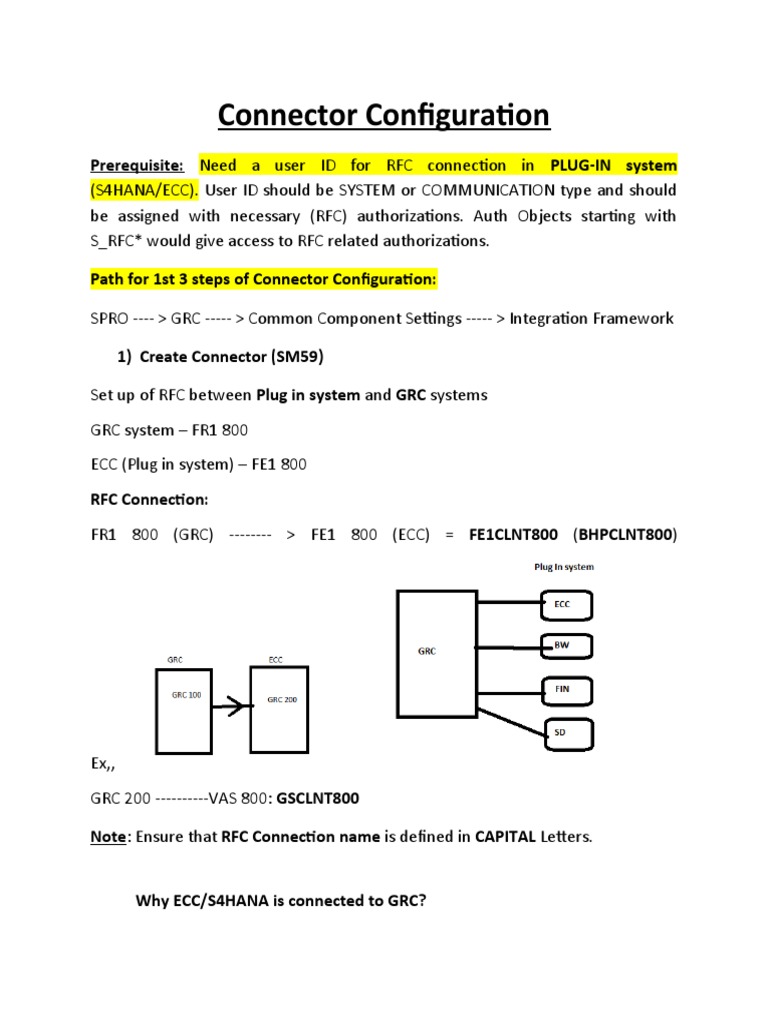 Connector Configuration | PDF | Business | Technology & Engineering