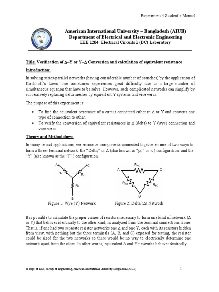 DC Lab - Exp - 4 - Student - Manual (Spring 22-23) | PDF