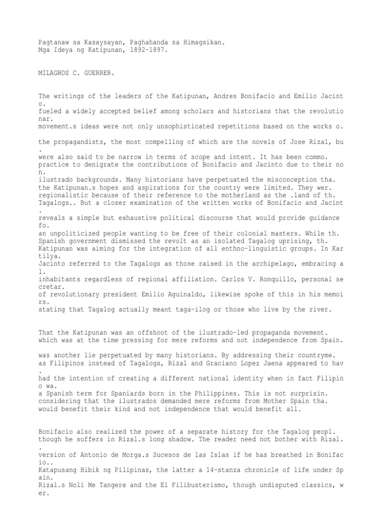 Pagsusuri NG Dapat Mabatid | PDF | Tagalog Language | Philippines