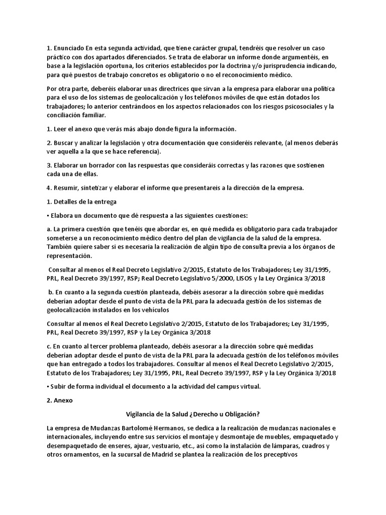 TP Grupal | PDF | Derecho laboral | Derechos digitales