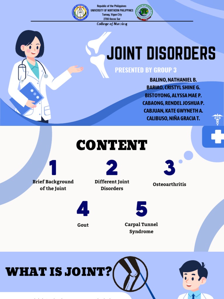 Joint Disorders | PDF | Gout | Osteoarthritis