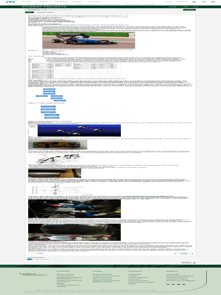 Vehicle Dynamics Model for Formula Student | PDF | Simulation | Car