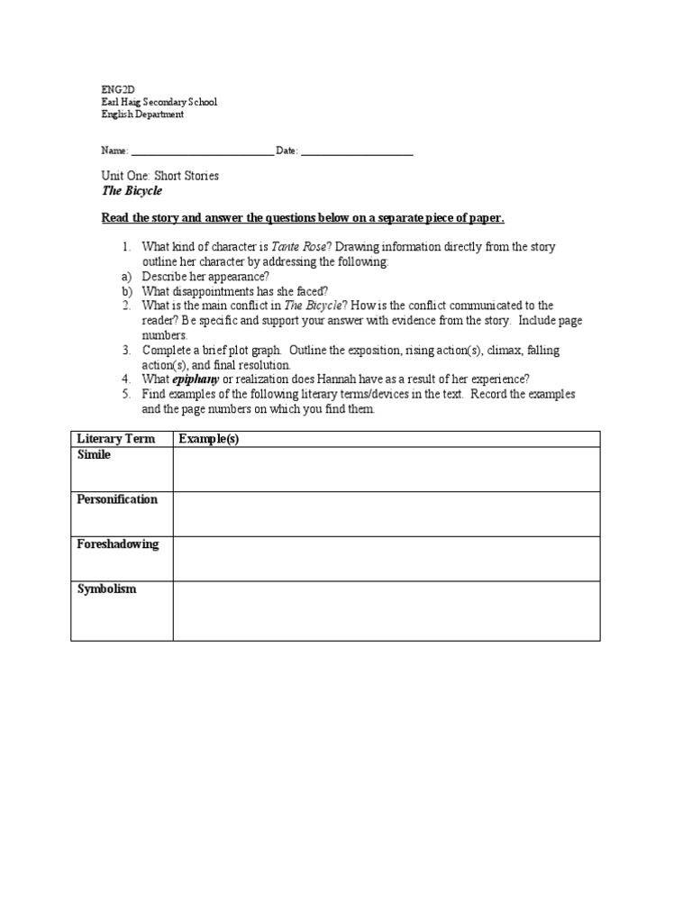 The Bicycle Question | PDF