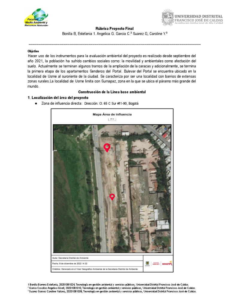Proyecto Final EIA | PDF | Residuos | Agua