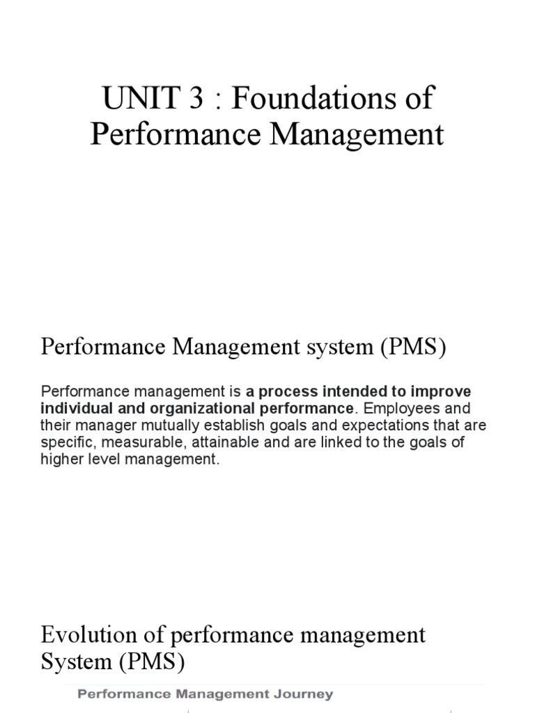 Unit 3 | PDF | Performance Management | Performance Appraisal