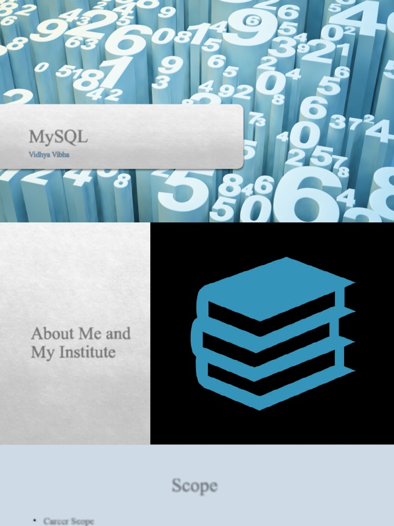My Sql Part 1 Pdf Relational Database Databases