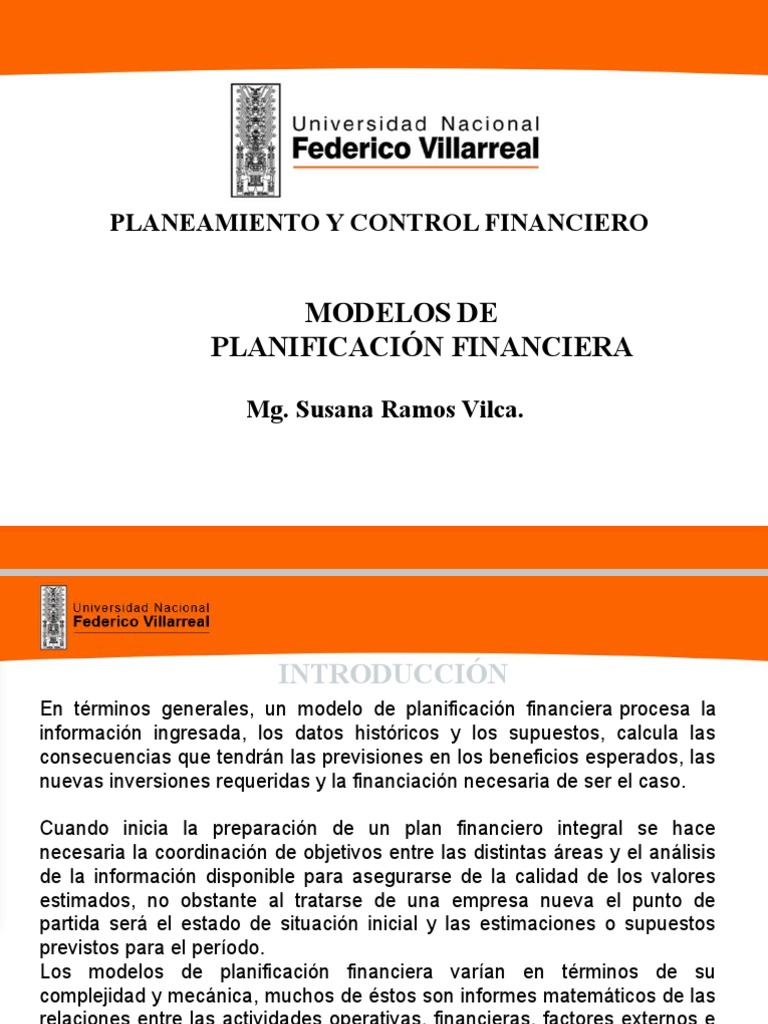 Planeamiento y Control Financiero 6 | PDF | Presupuesto | Planificación