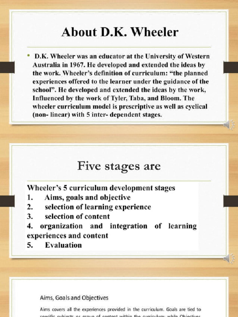 D.K Wheeler Model | PDF