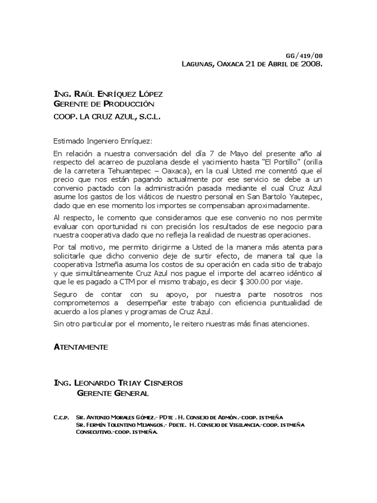 Viaticos-Traspaleo San Bartolo | PDF