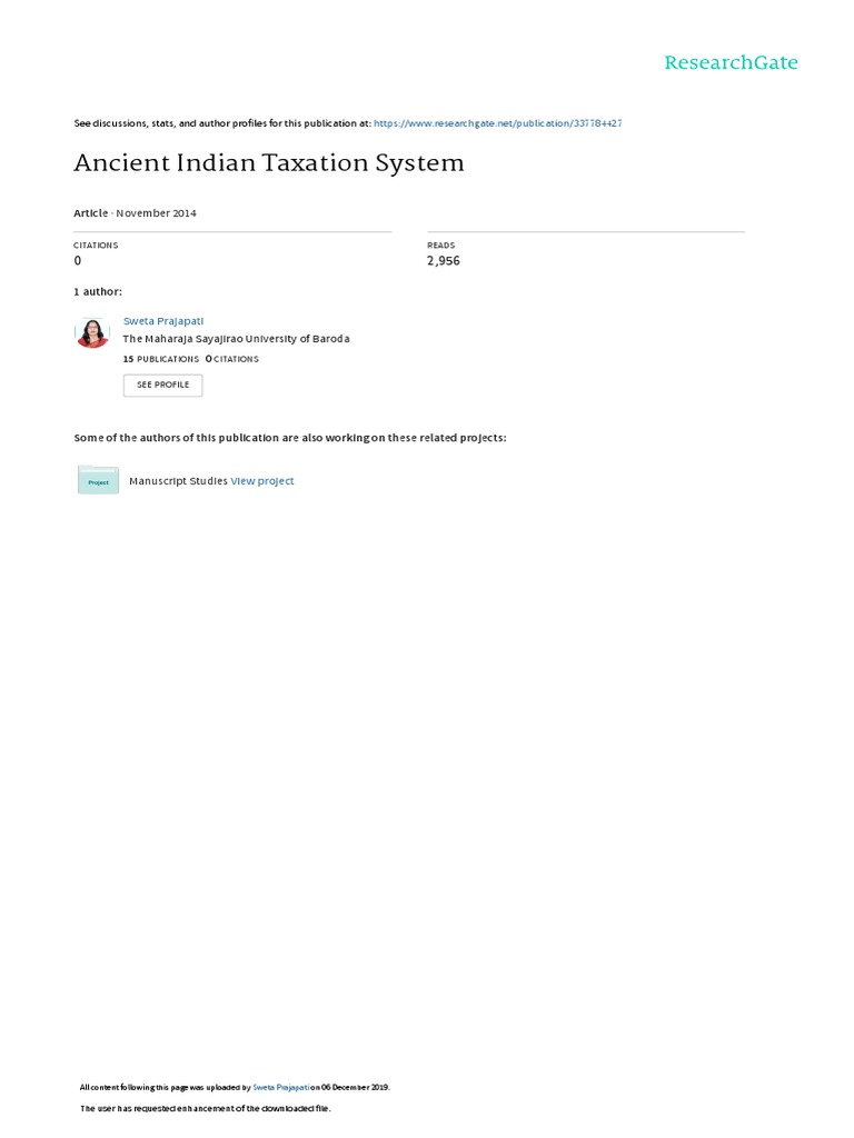 ancient taxation | PDF