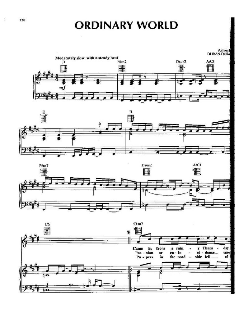Ordinary World | PDF