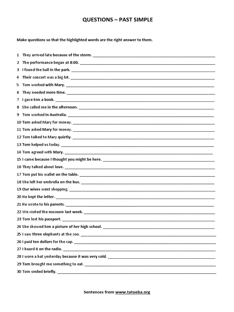 Past Questions | PDF