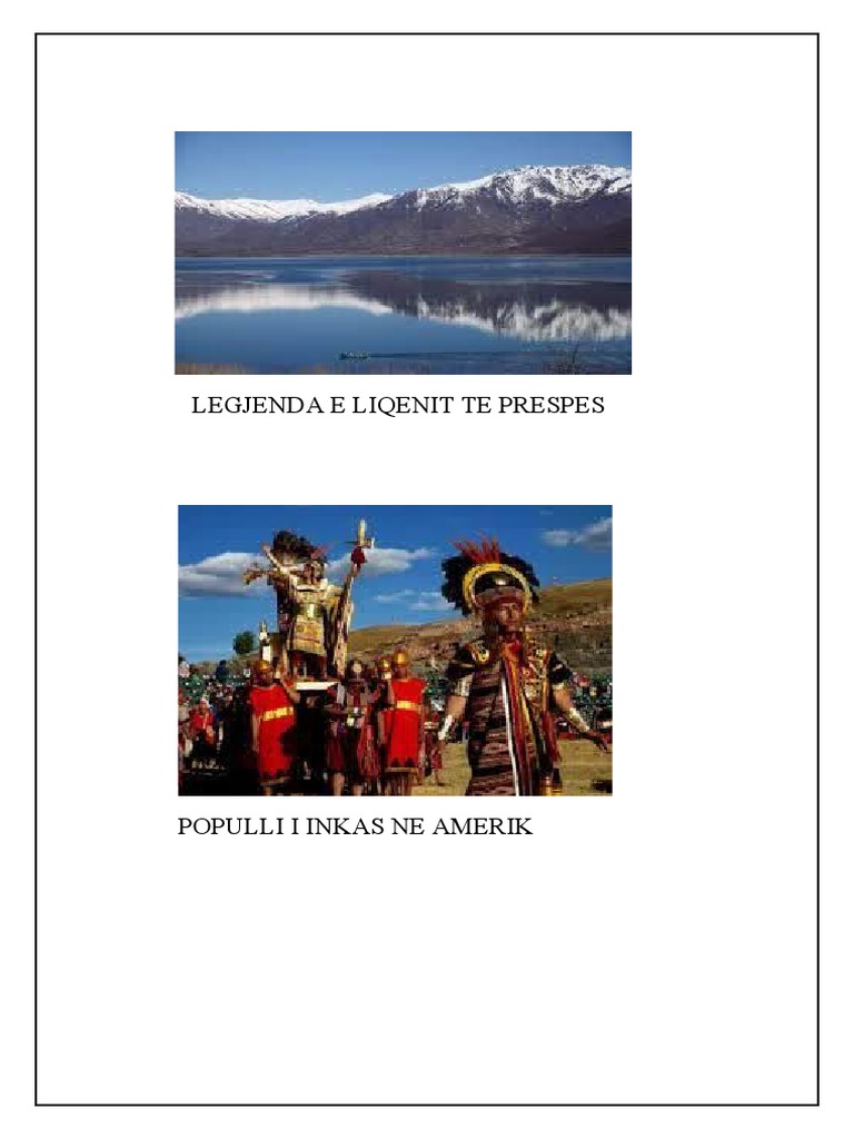 Legjenda E Liqenit Te Prespes Pdf