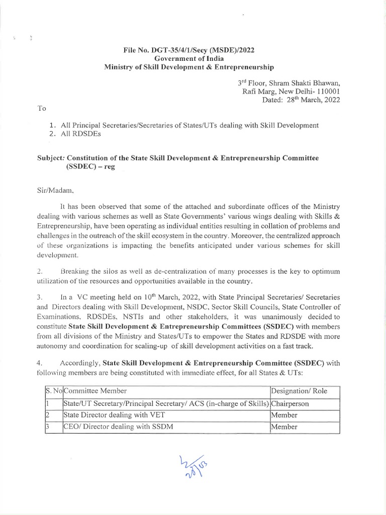 Constitution of SSDEC | PDF