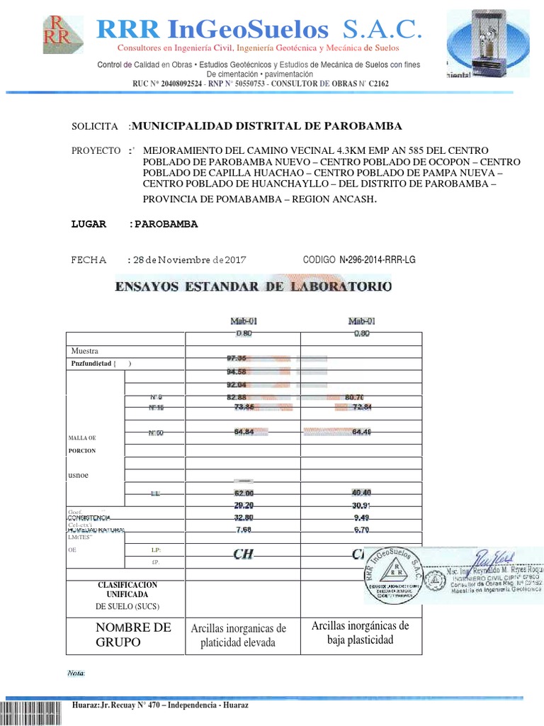 Estudio de Suelos PDF | PDF