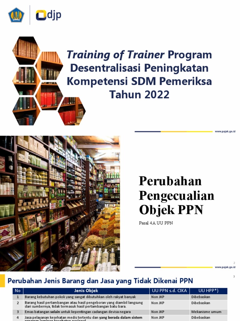 5. Perubahan Objek Ppn, Ssp Jln, Ftz, Ayda | PDF