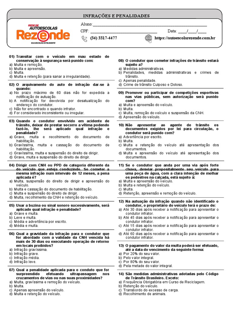 02 Infrações e Penalidades | PDF