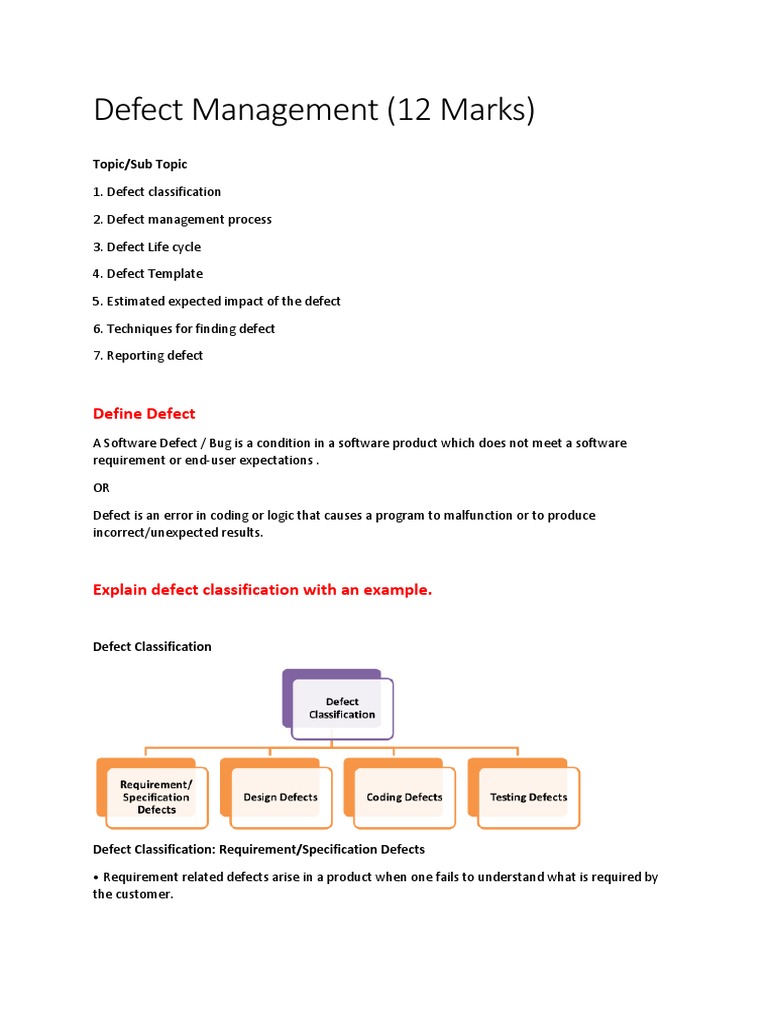 Defect Management Process Overview | PDF | Software Testing | Software Bug