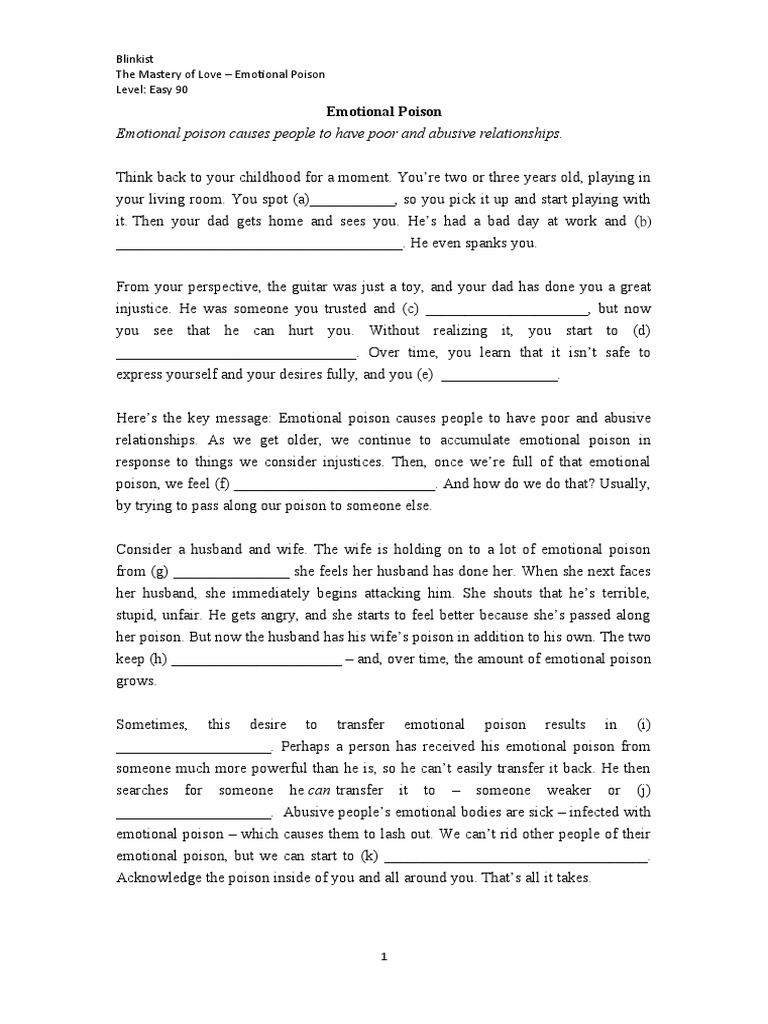 Easy90 - Emotional Poison | PDF