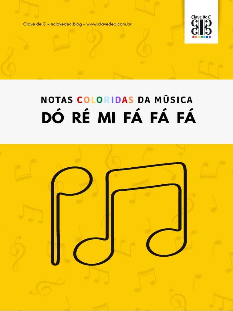 Notas Musicales y sus Colores | PDF | Artes del Lenguaje y Comunicación