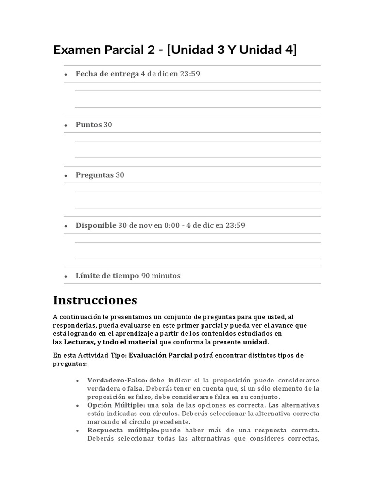 Examen Parcial 2 Marketing Global | Descargar gratis PDF | Marketing | Producto (Negocio)