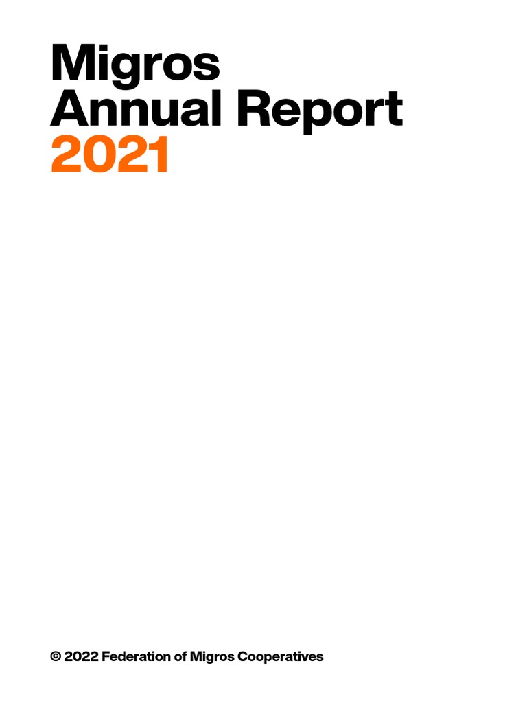 Migros Report 21 en | PDF