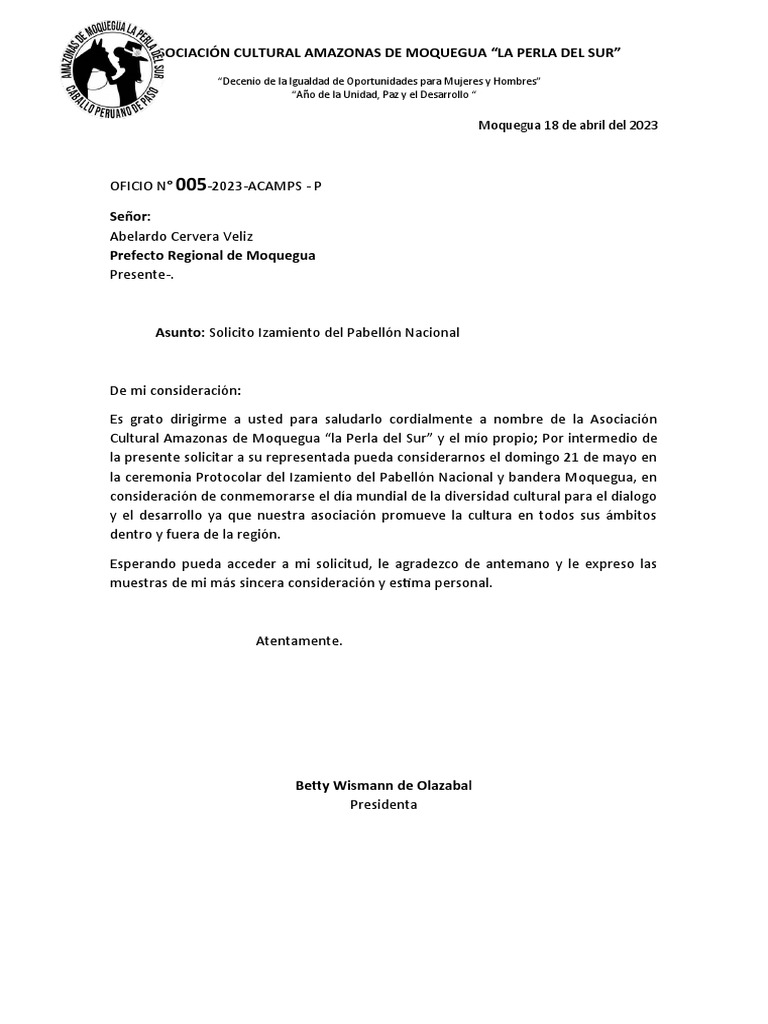 oficio amazonas | PDF