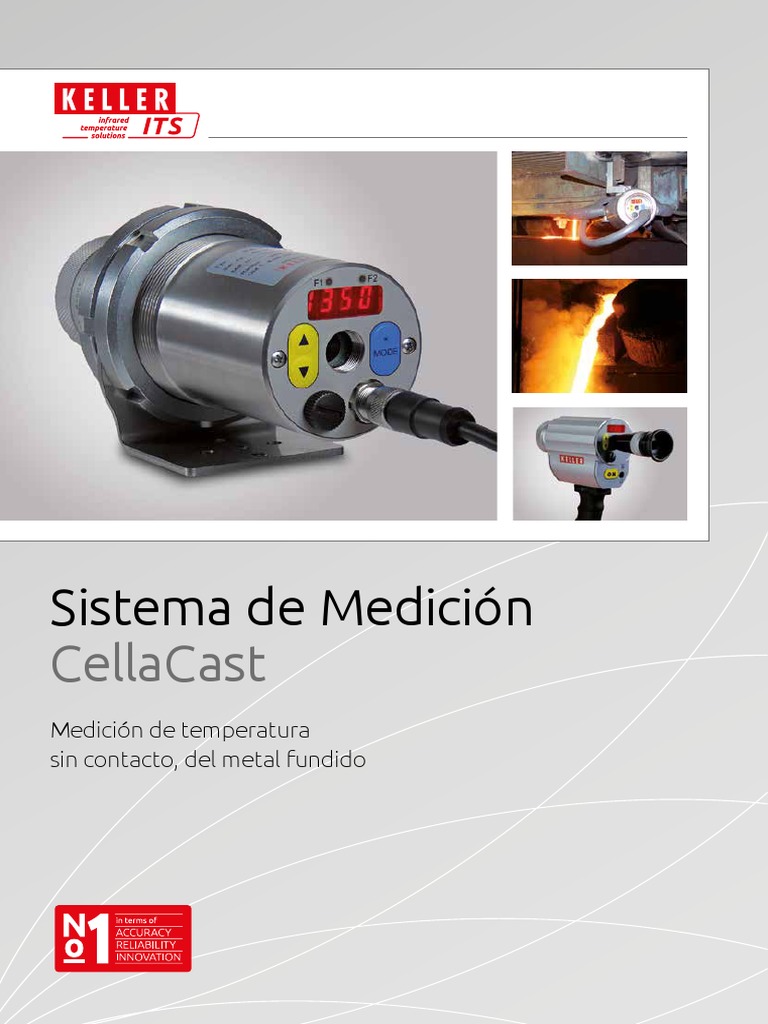 Pirómetro CellaCast: Medición Precisa de Temperatura en Fundición | PDF ...