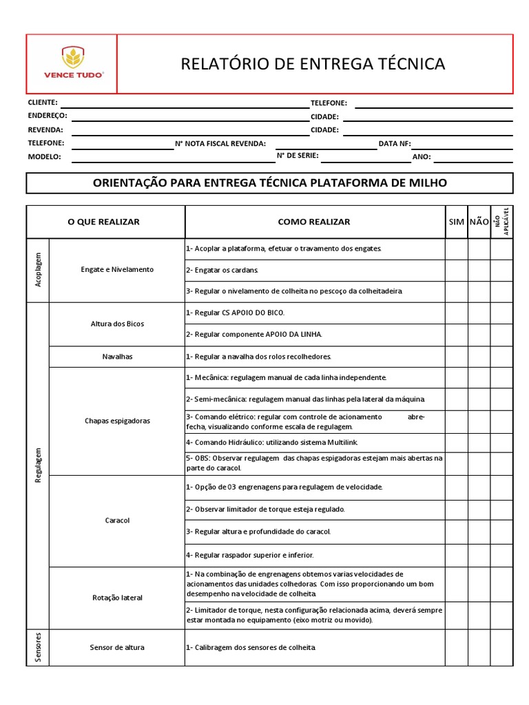Relatorio de Entrega Técnica Plataforma | PDF