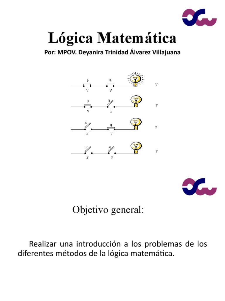 Lógica Matemática | PDF | Lógica matemática | Matemáticas