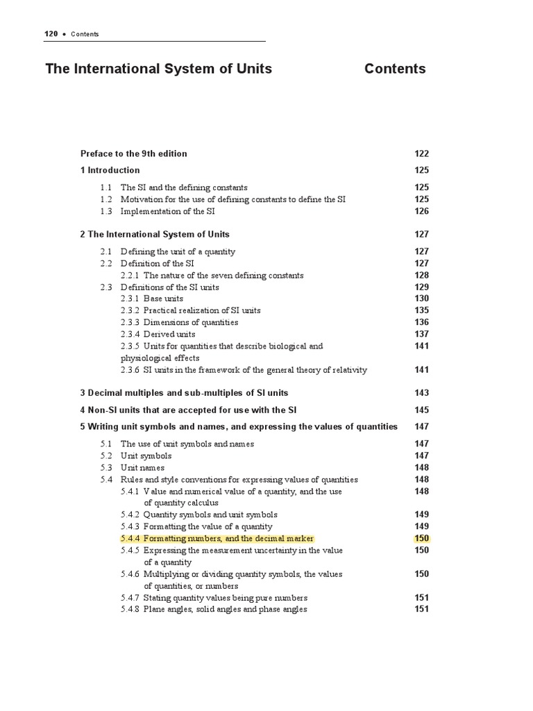 Understanding the International System of Units | PDF | Mole (Unit ...