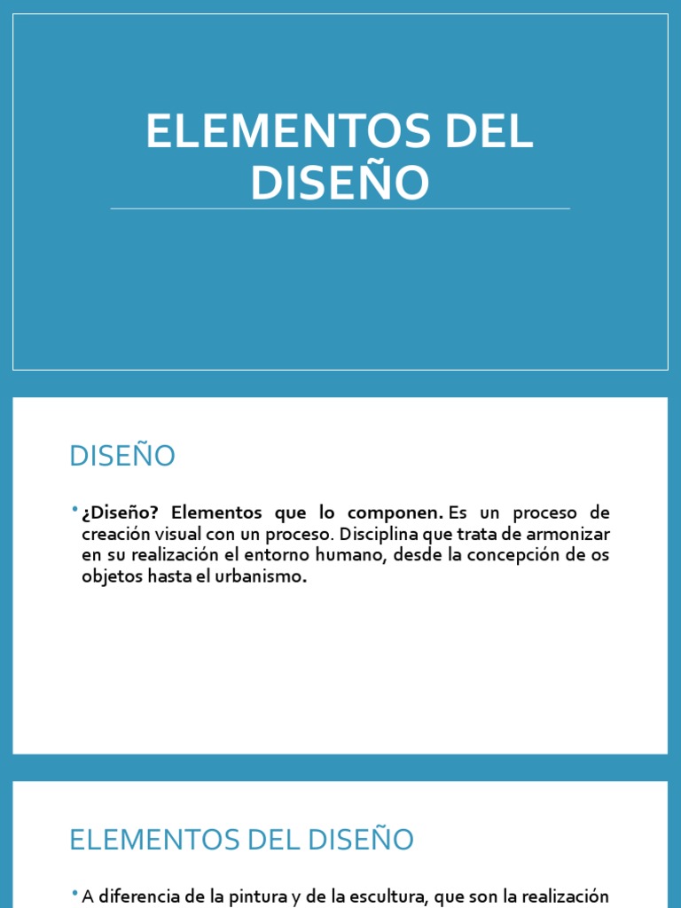 Elementos Del Diseño | PDF