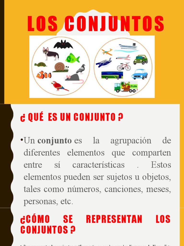 Conjuntos Tercer Grado | PDF