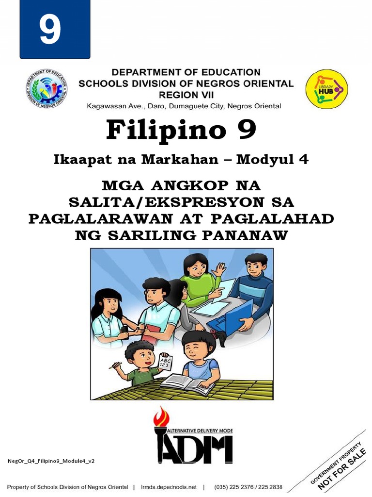 NegOr Q4 Filipino9 Module4 v2 | PDF