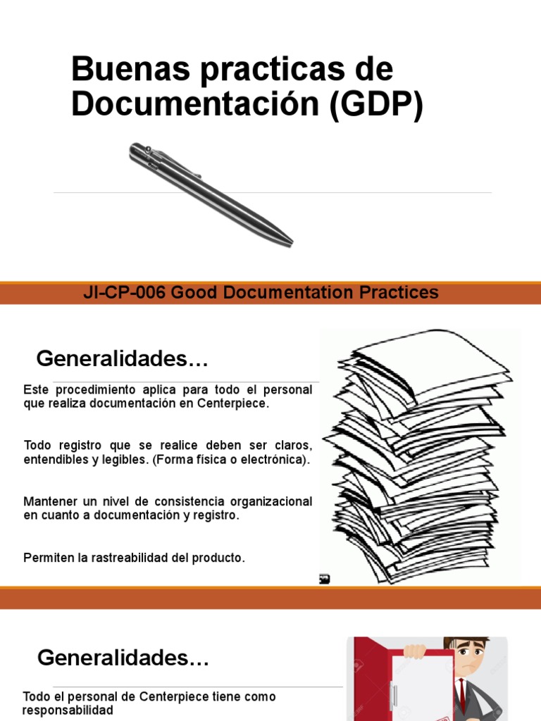 Buenas Practicas de Documentación (GDP) | PDF | Informática