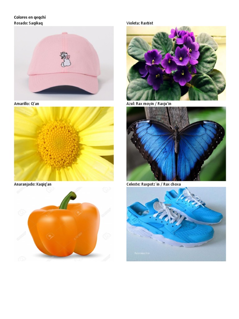 Colores en Qeqchi | PDF