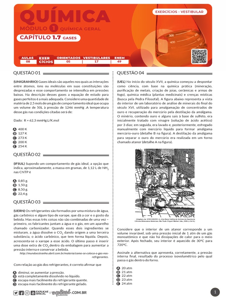 1-7-gases-exerci-cio-vestibular-pdf | PDF