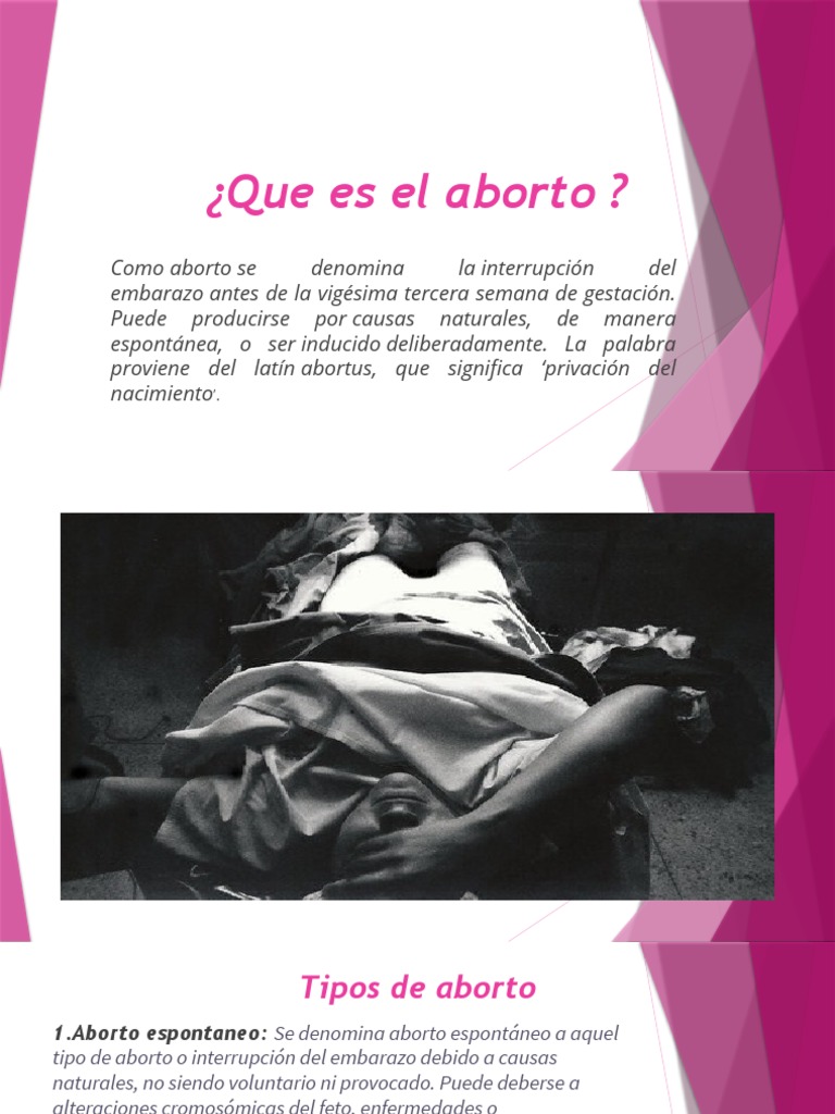 Que Es El Aborto | PDF | Aborto | El embarazo