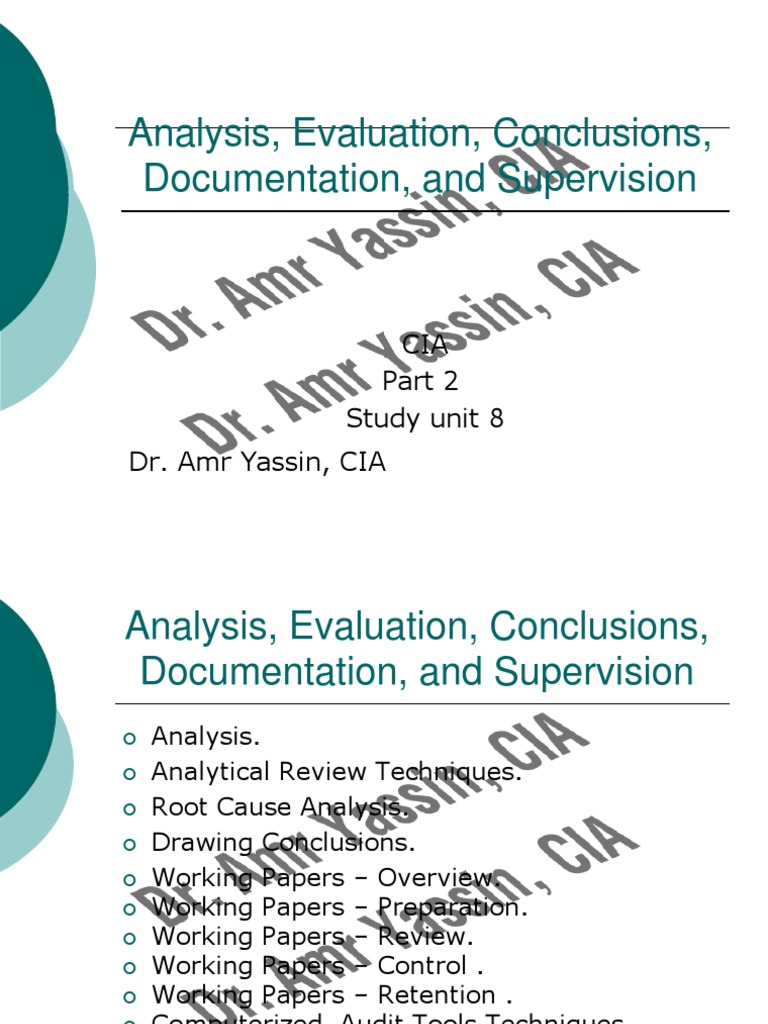 CIA Part 2 Unit 8 New 2019 - Copy Printed For Dr. Amr Yassin - Protected | PDF