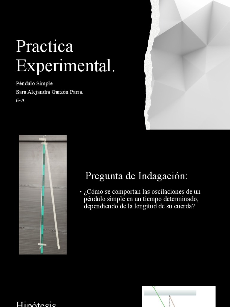 Video Practica Experimental Sara Garzón | PDF | Metodología ...