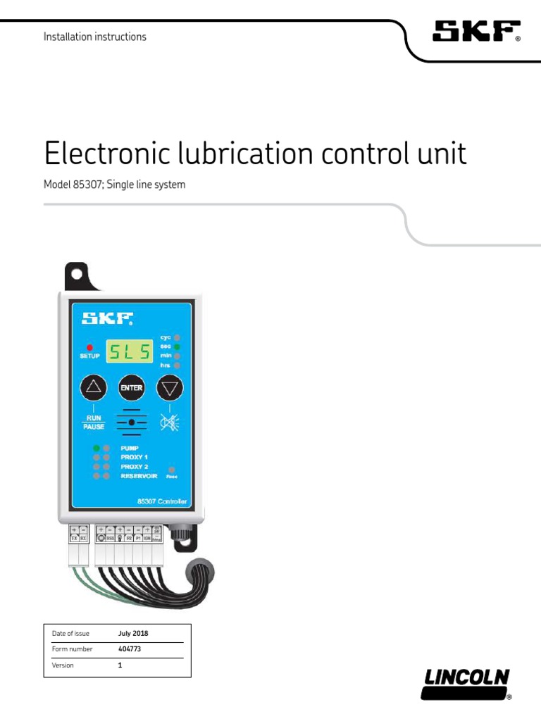 SKF 85307 Controller Installation Guide | PDF | Fuse (Electrical ...