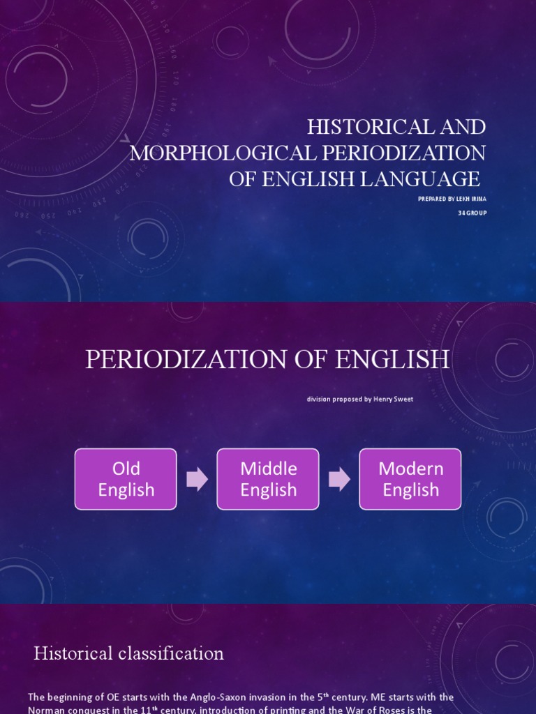 Periodization of English | PDF | Travel | History