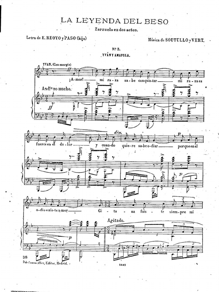 La Leyenda Del Beso Soutullo y Vert PDF | PDF