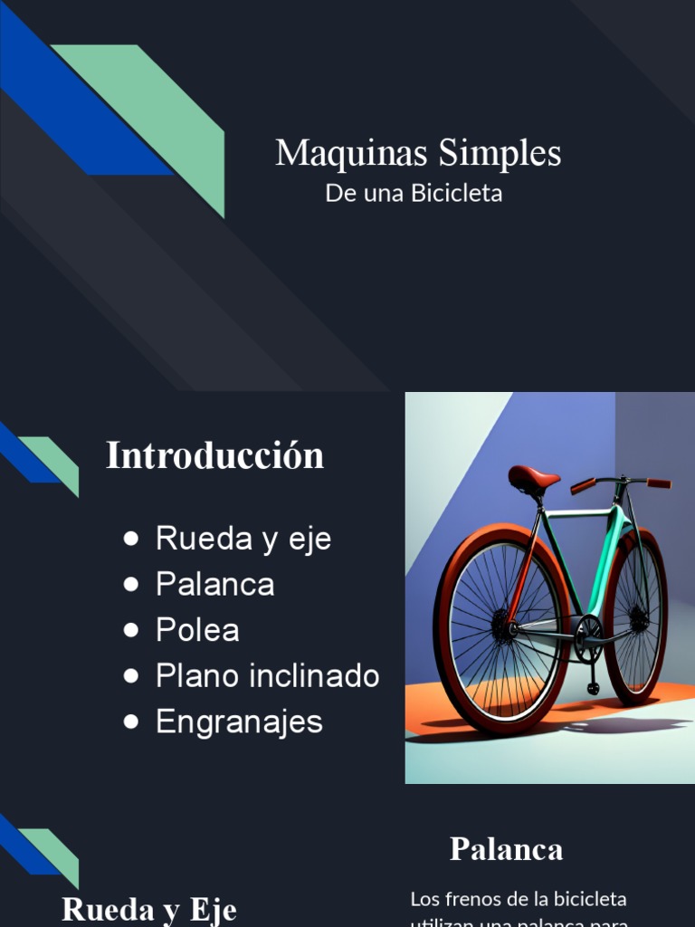 Máquinas Simples en Bicicletas | PDF