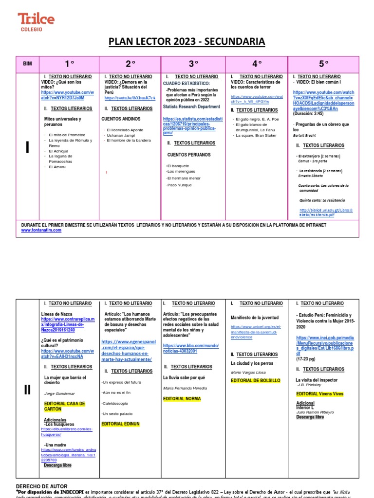 plan_lector_sec_lima | PDF