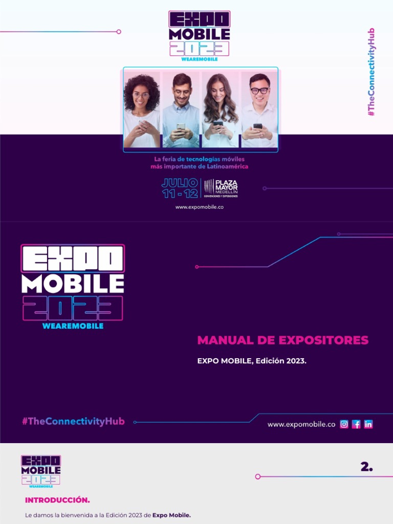 Manual de Expositores Expo Mobile 2023 ES | PDF | Economias