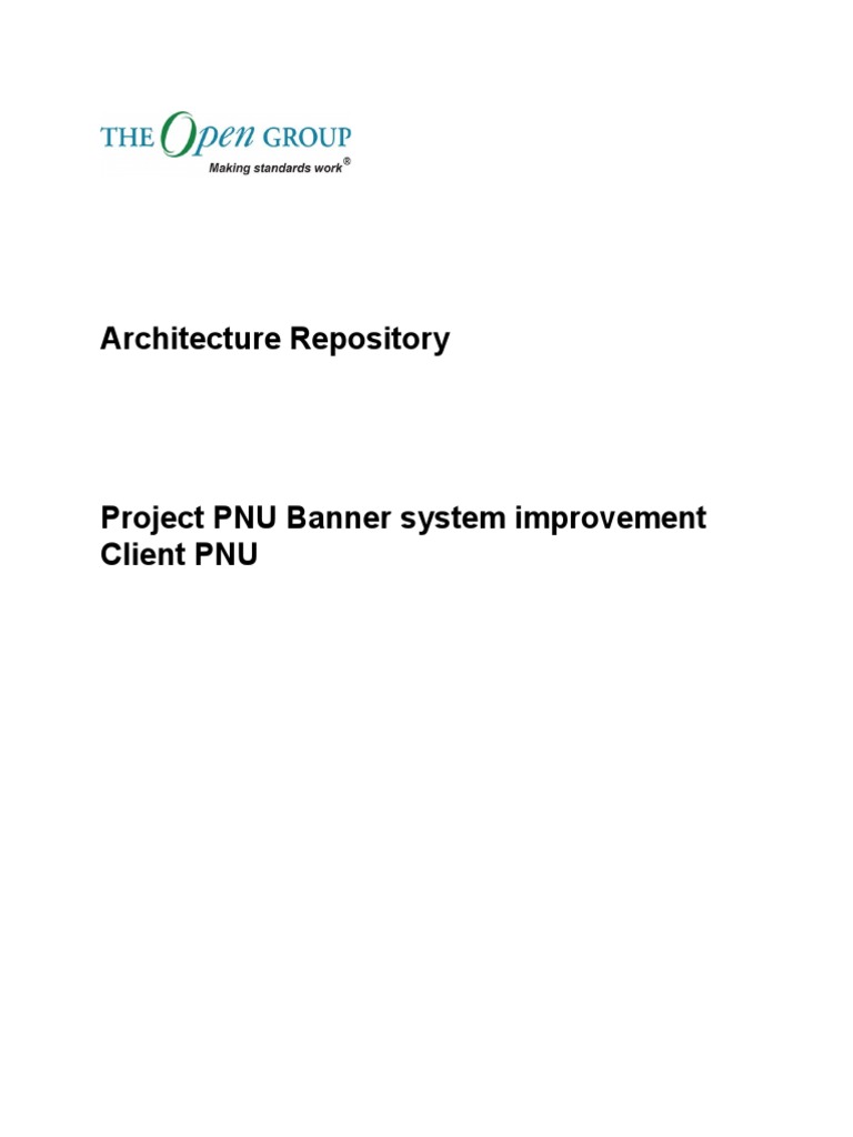 TOGAF 9 Template - Architecture Repository | PDF | Application Software ...