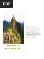 Texto de Comprension Lectora Sobre Machu Pichu | PDF | Machu Picchu ...