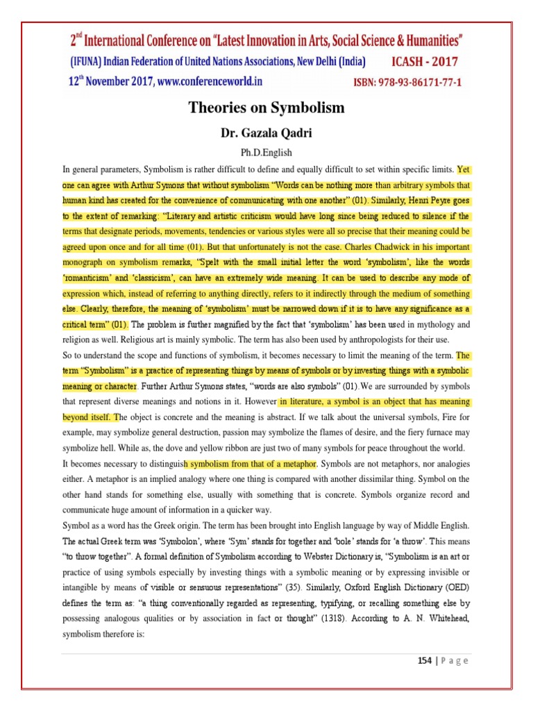 Symbolism | PDF | Symbolism (Arts) | Symbols